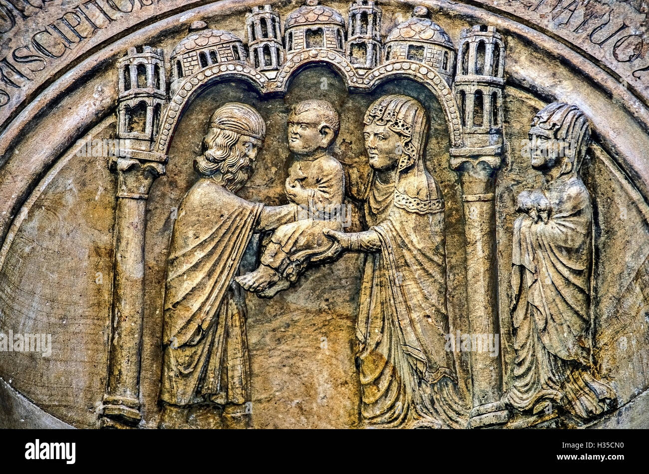 Emilia Romagna Fidenza Cathedral of saint Donnino detail Niche ...