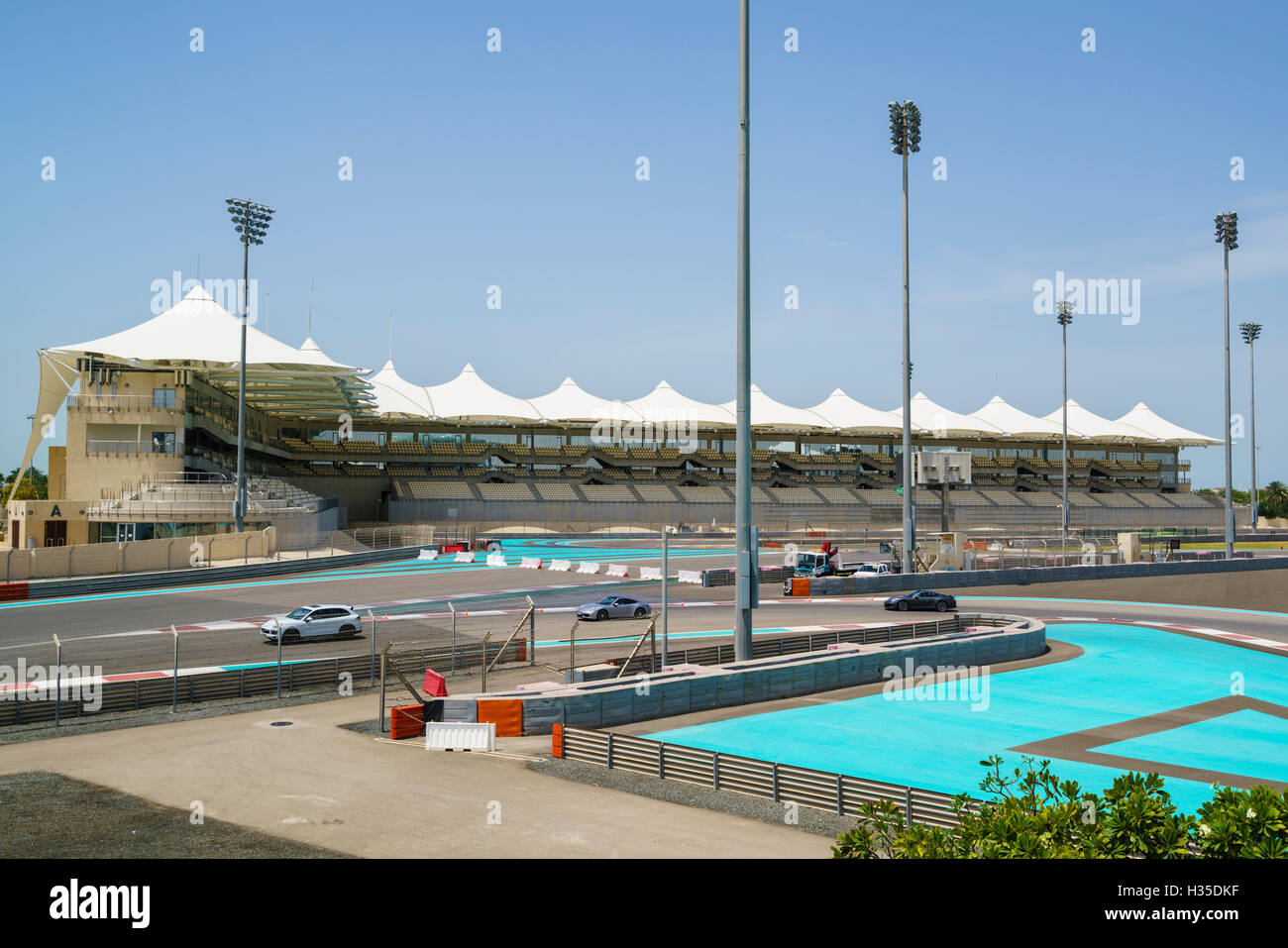 Yas Marina Formula One circuit, Yas Island, Abu Dhabi, United Arab ...