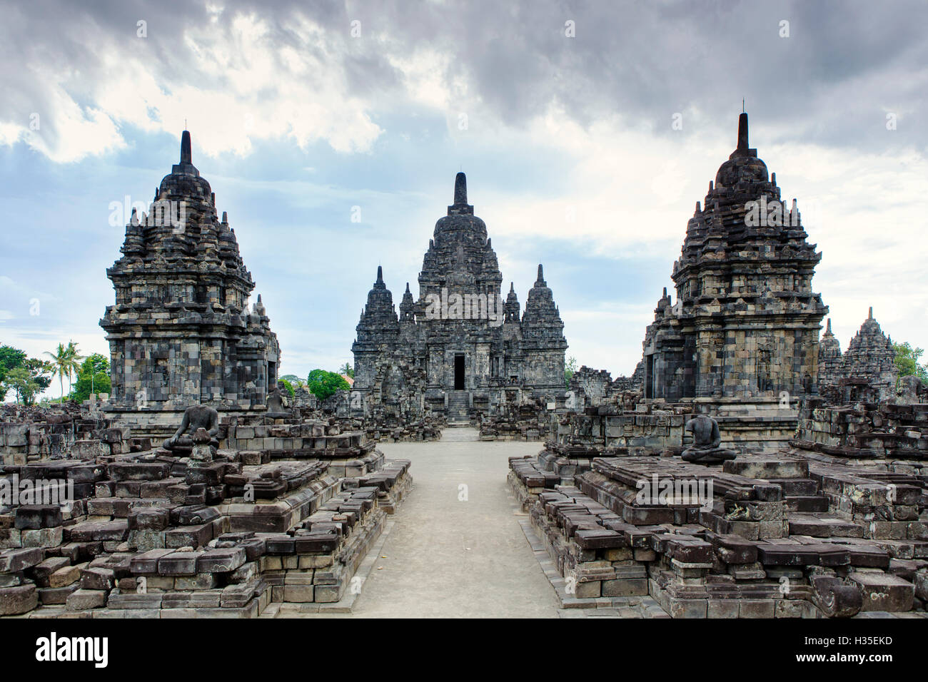Sewu Temple near Prambanan, Java, Indonesia Stock Photo - Alamy