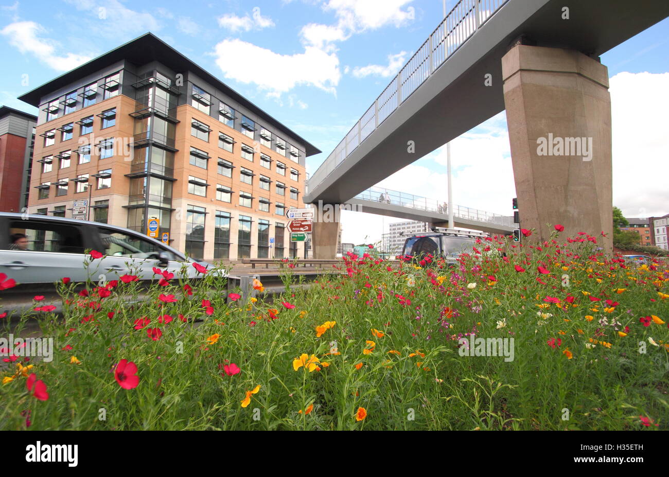 Sheffield roundabout hi-res stock photography and images - Alamy