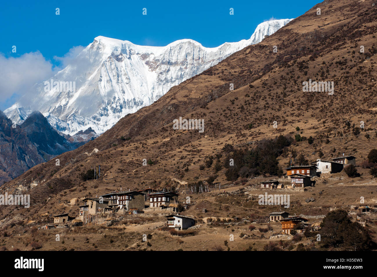 Himalayas in bhutan hi-res stock photography and images - Alamy