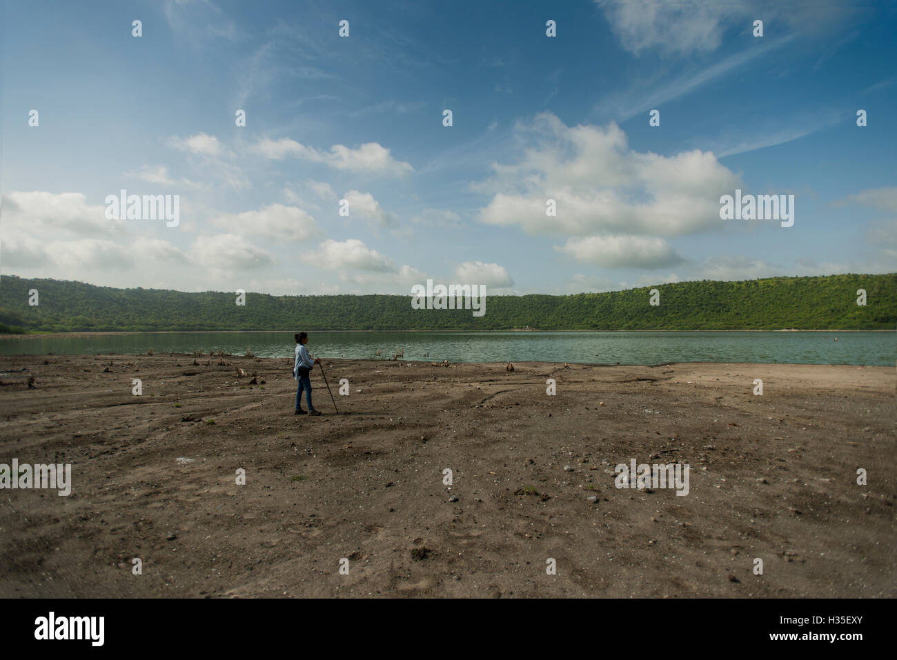 Lonar lake maharashtra hi-res stock photography and images - Alamy