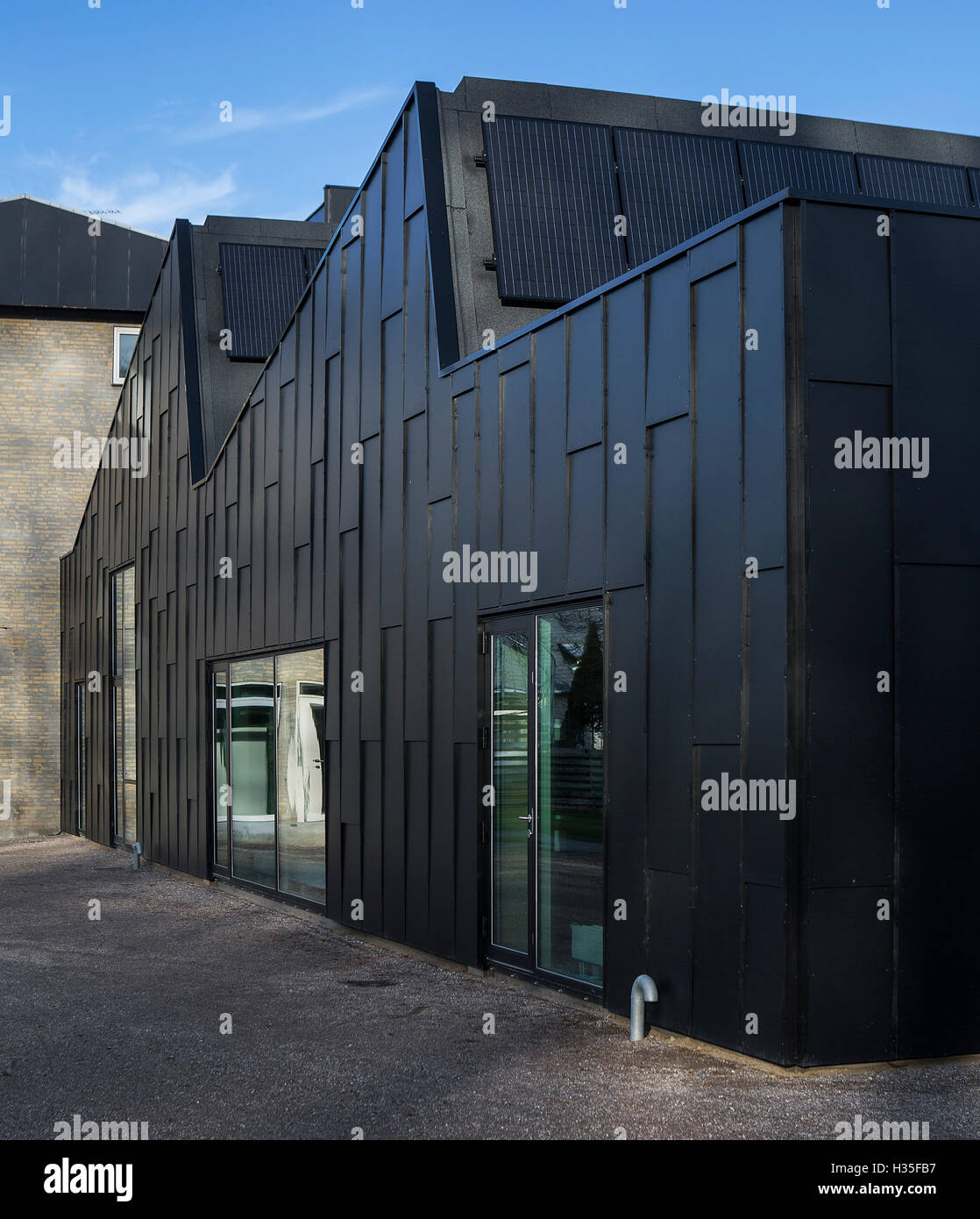 Allerod north, Copenhagen, Denmark. Exterior view of the transformed ...