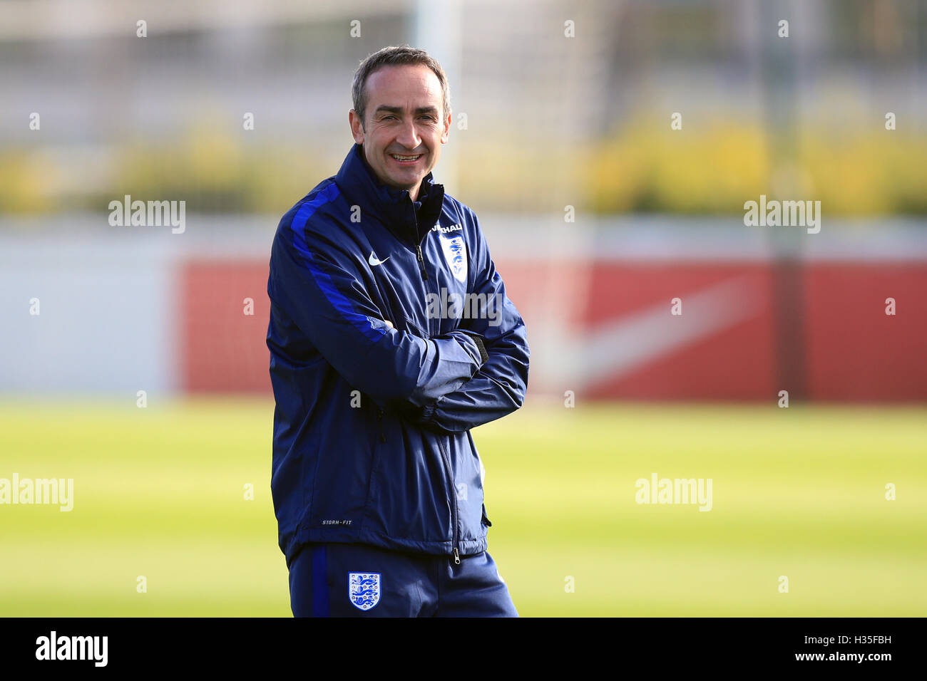 FA Head of Team Strategy & Performance Dave Reddin during a training ...