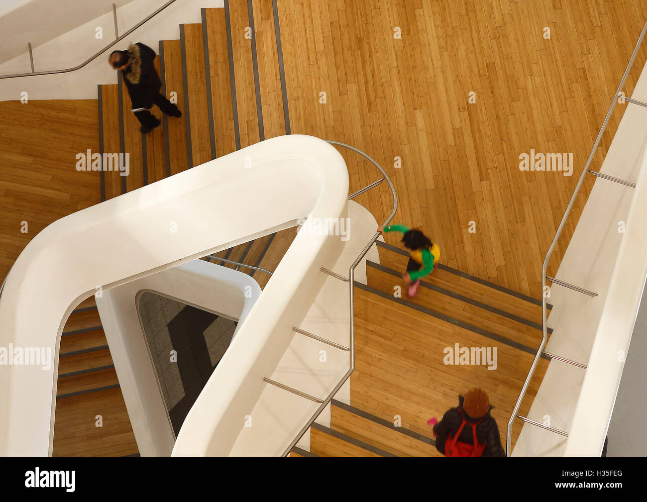 Interior view, Dongdaemun Design Park, Seoul, South Korea. The ...