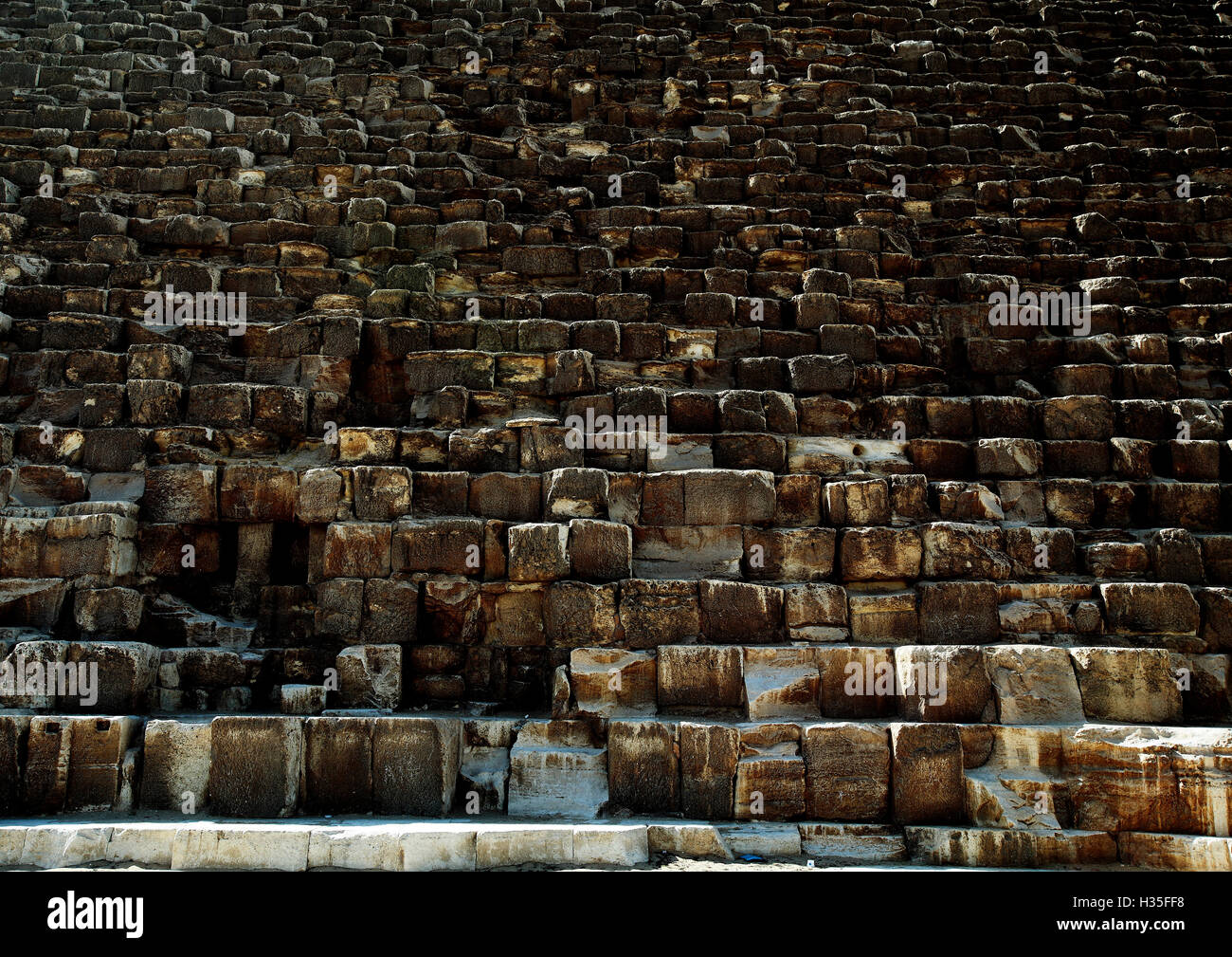 Exterior view of Giza Grand Pyramids, Giza, Egypt Stock Photo - Alamy