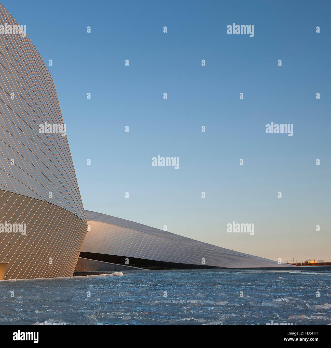 Exterior view of the National Aquarium Denmark, The Blue Planet in ...