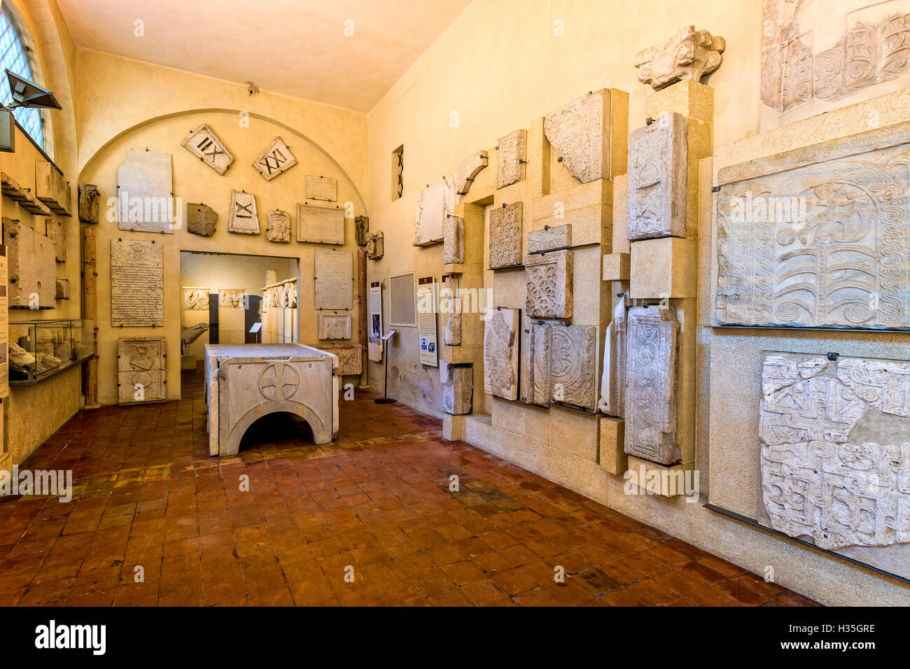 Italy Emilia Romagna Modena Cathedral Museum - lapidary museum -center ...