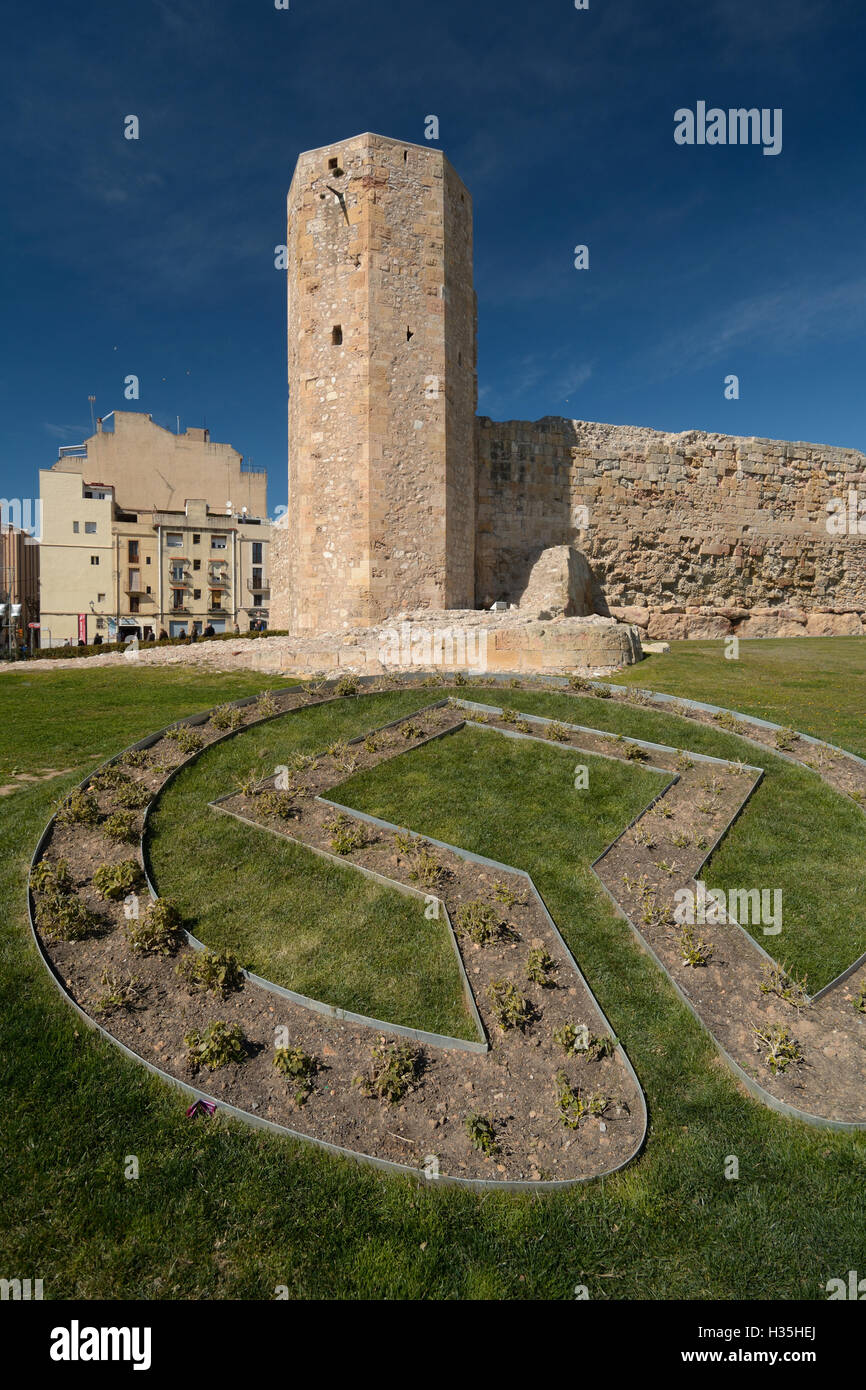 Spain, Catalonia, Tarragona, ruins of the Roman Circus and Praetorium ...