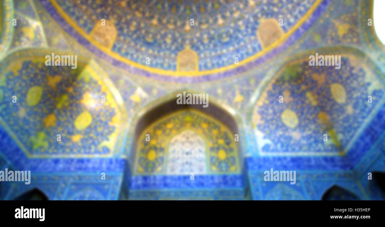 blur in iran abstract texture of the religion architecture mosque roof ...