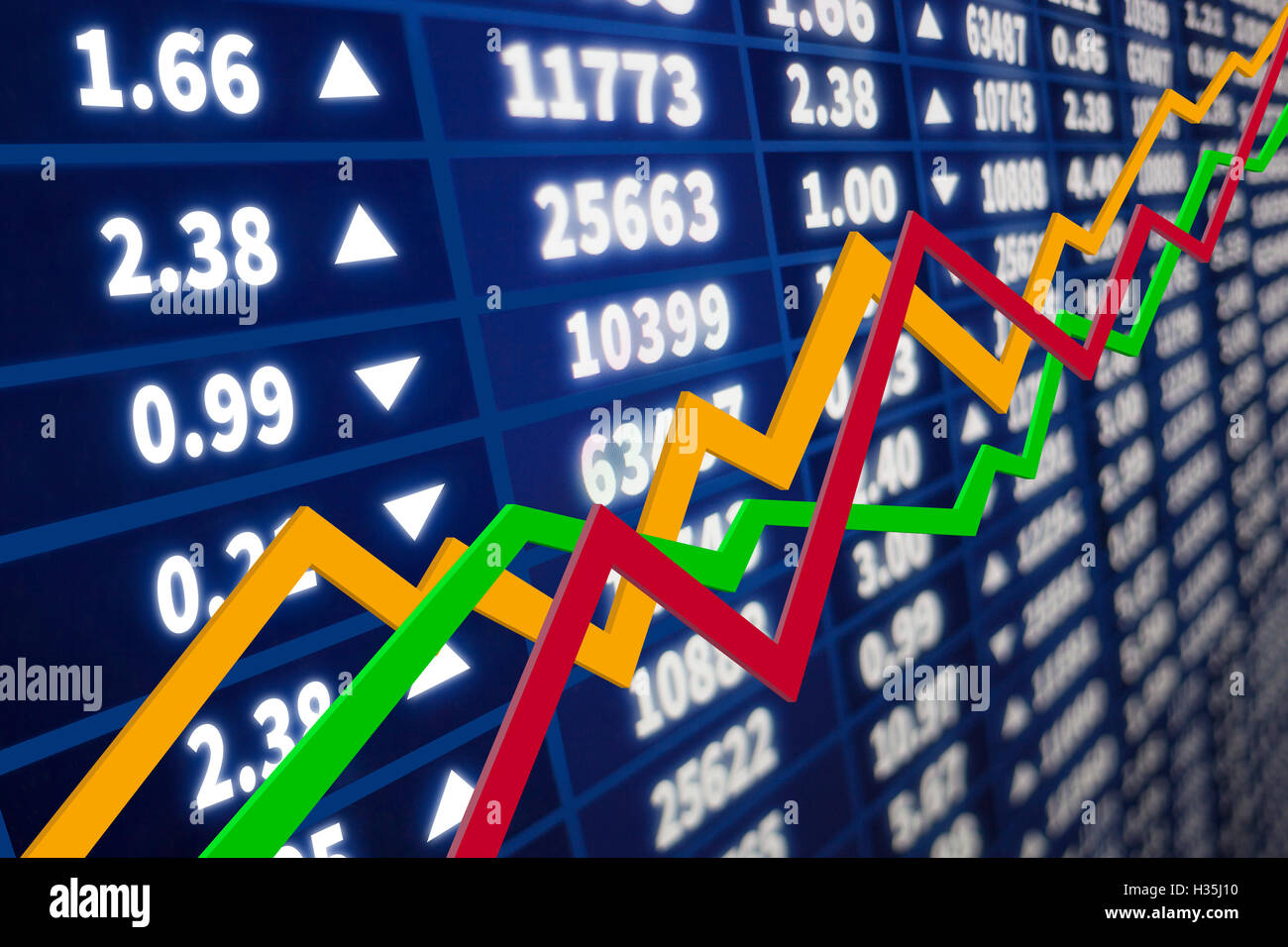 Price graph info hi-res stock photography and images - Alamy