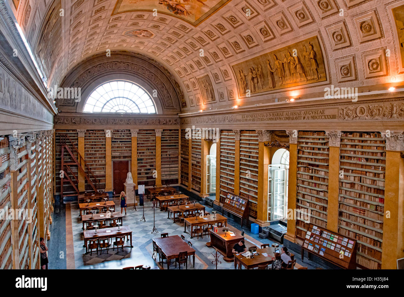 Biblioteca library palatina parma emilia hi-res stock photography and ...