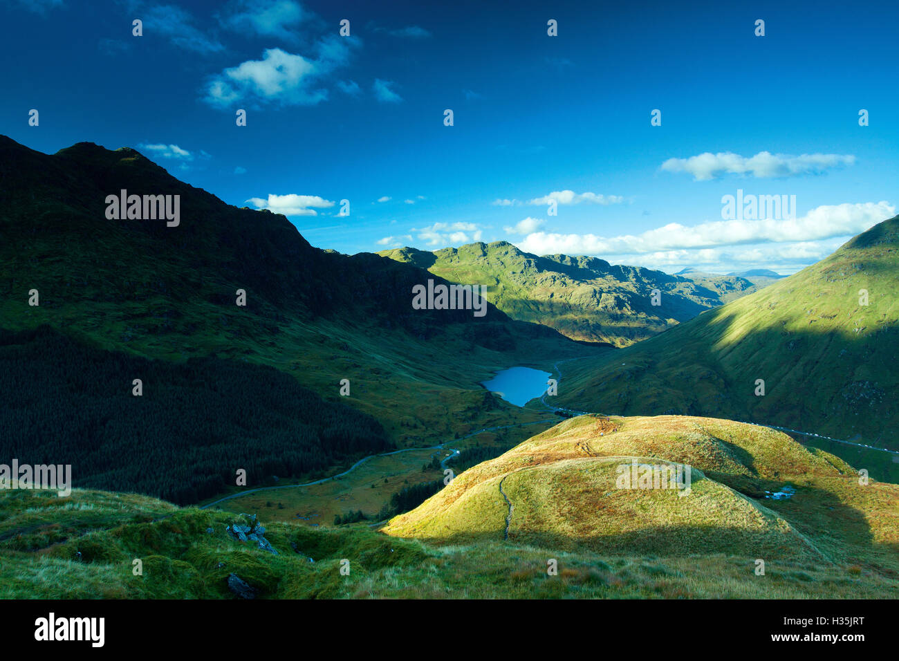 Loch restil loch lomond and trossachs national park hi-res stock ...