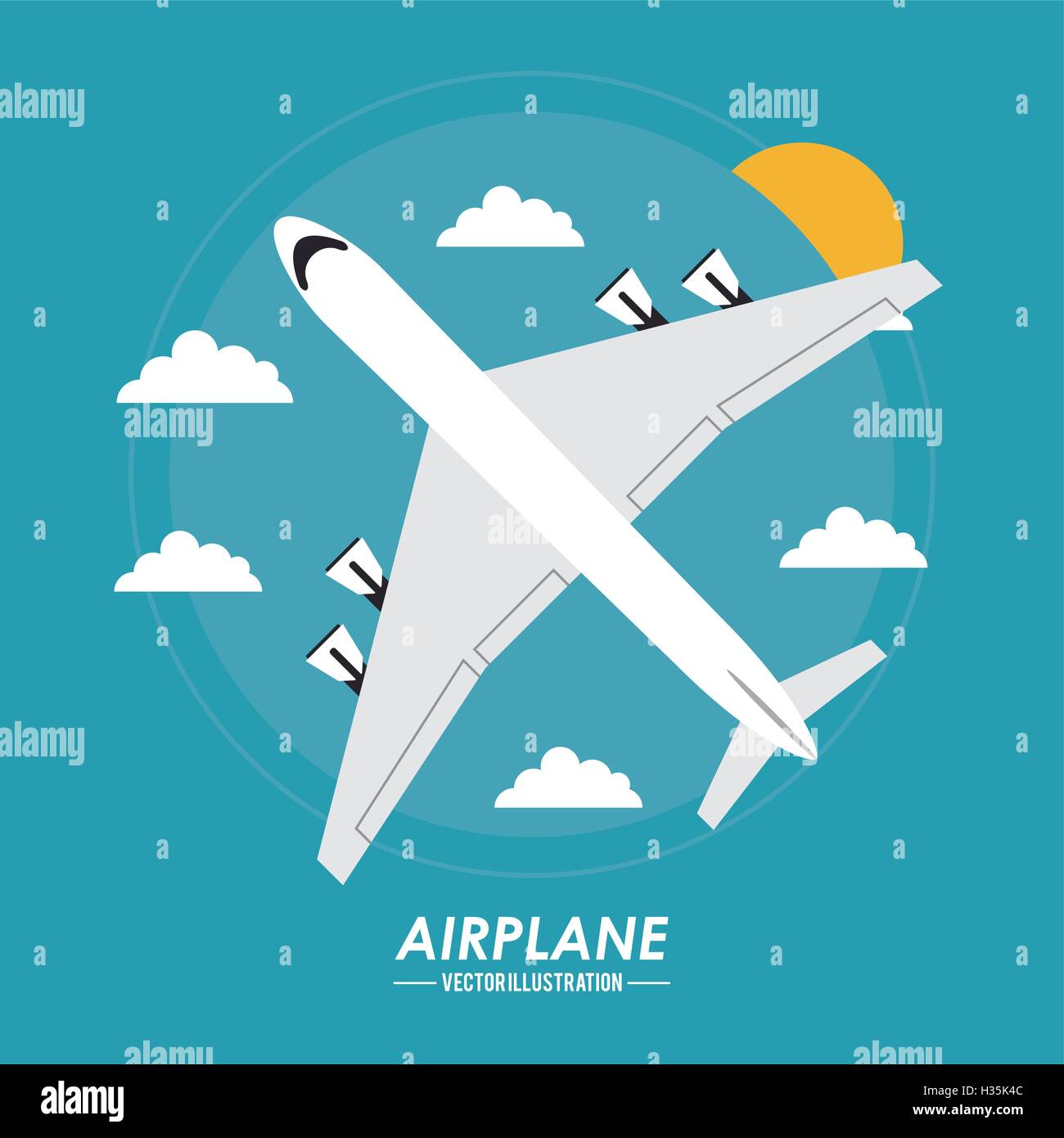 Airplane icon design Stock Vector Image & Art - Alamy