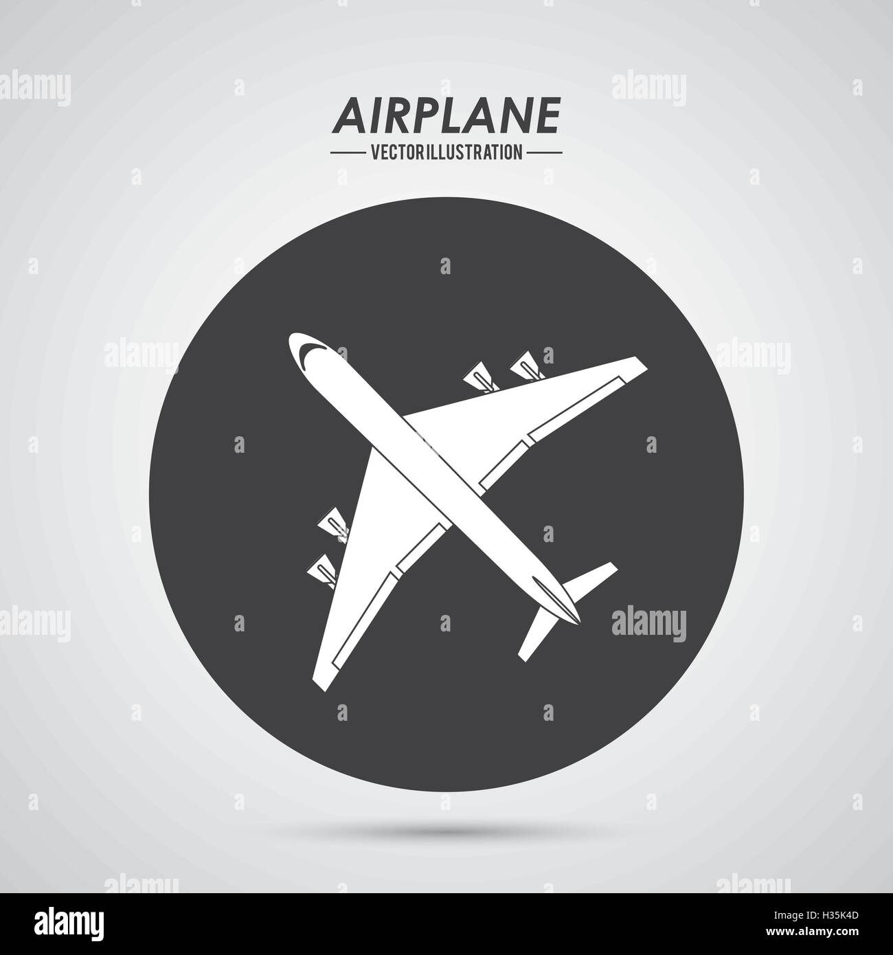 Airplane icon design Stock Vector Image & Art - Alamy