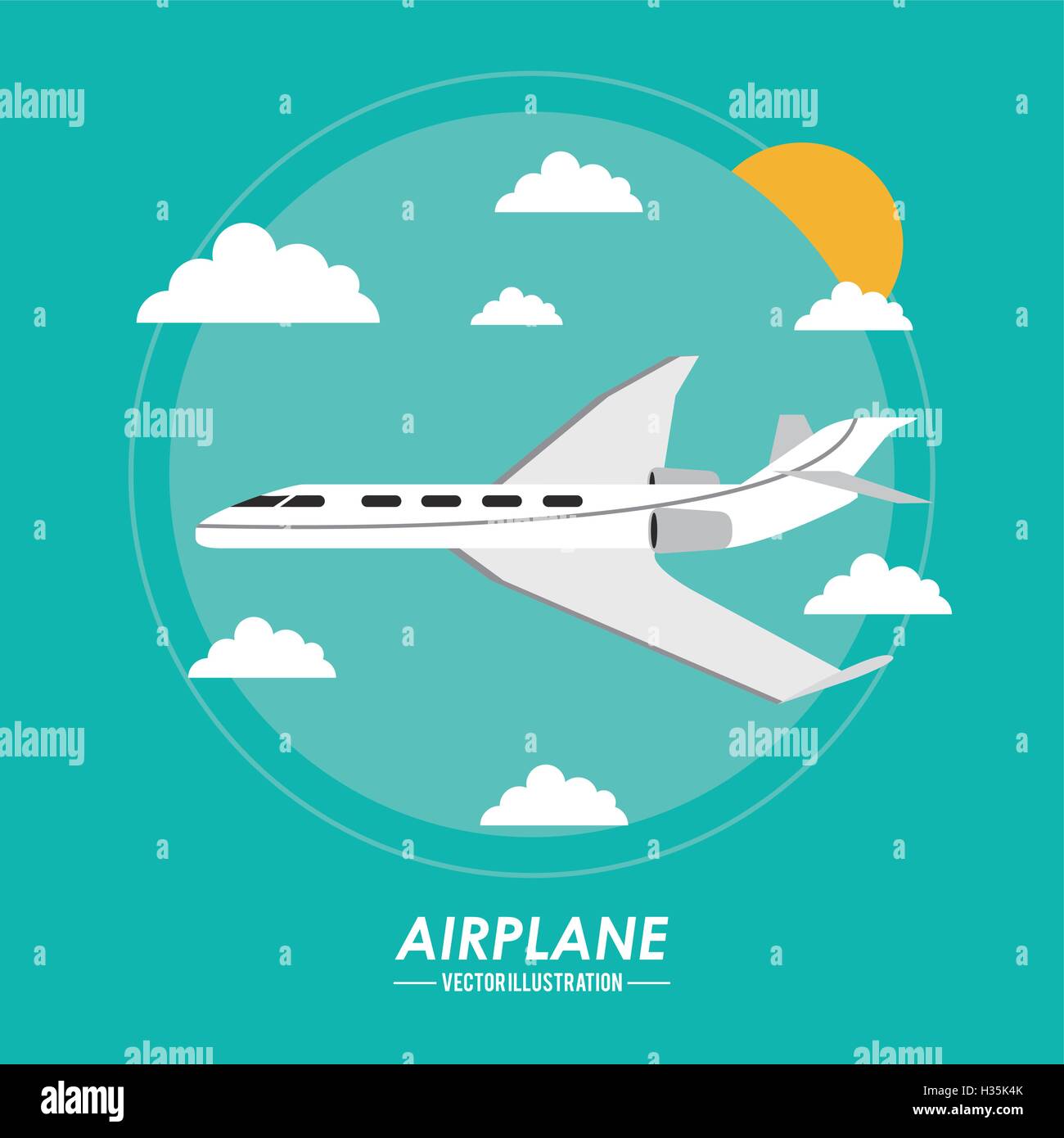 Airplane icon design Stock Vector Image & Art - Alamy