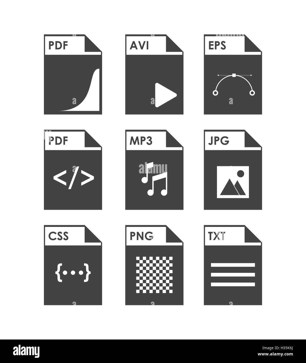 Spreadsheet icon design Black and White Stock Photos & Images - Alamy