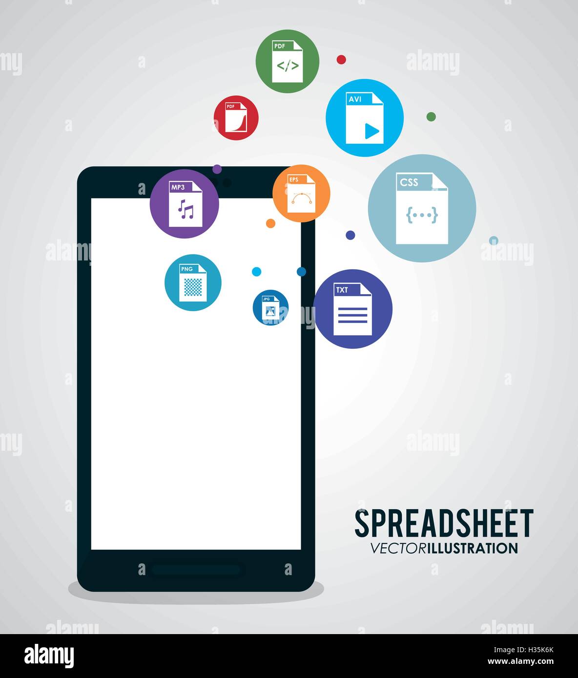 Spreadsheet icon design Stock Vector Image & Art - Alamy