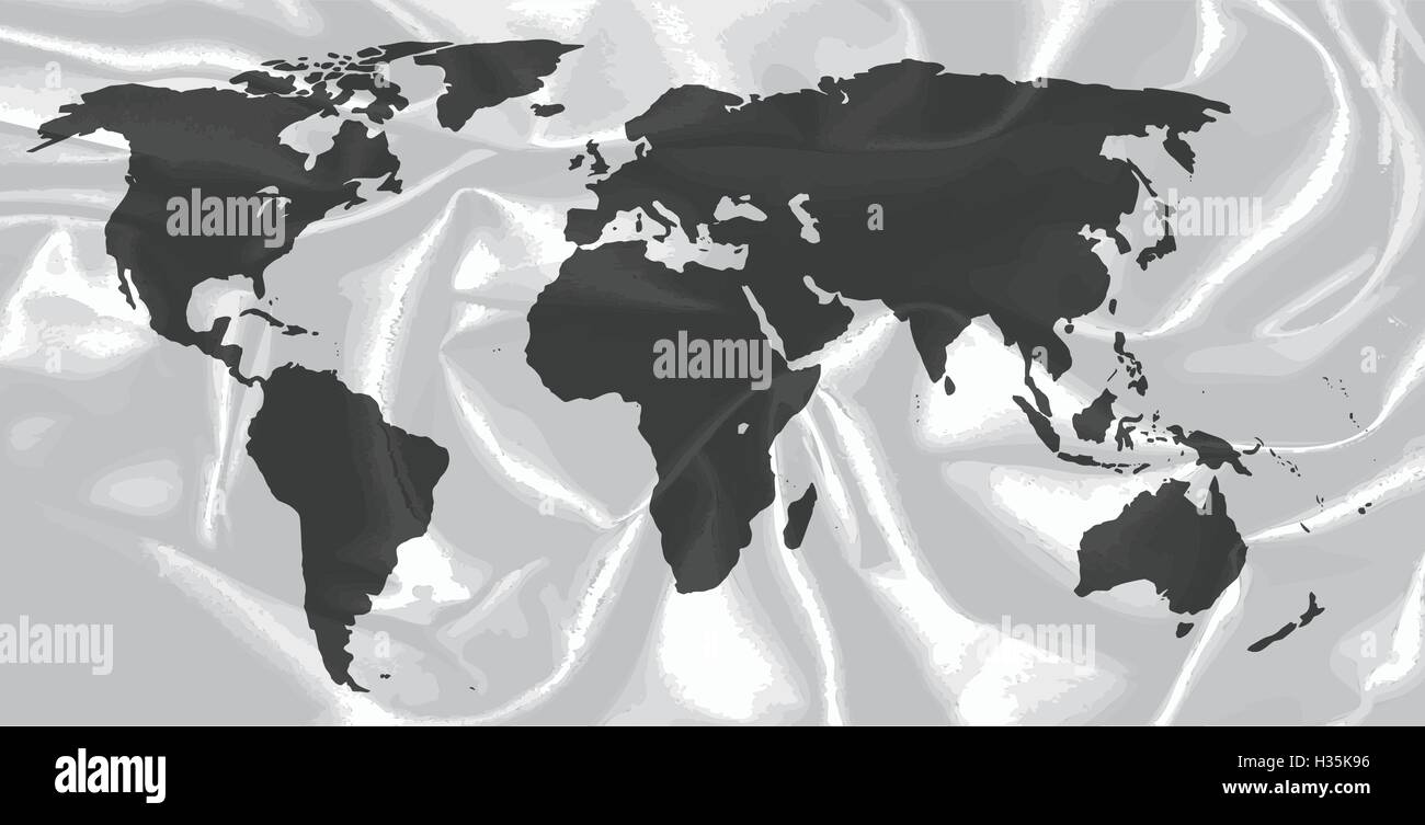 Cotton world map Stock Vector Images - Alamy