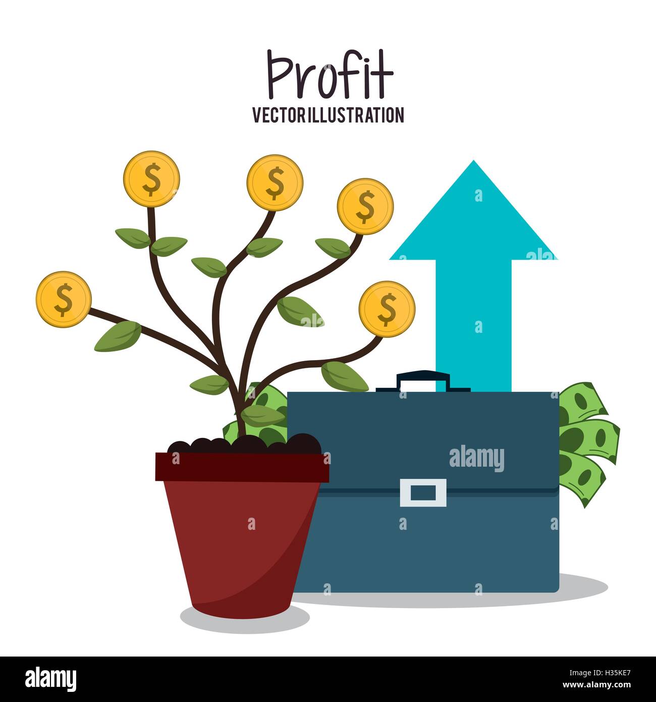 Profit icon design Stock Vector Image & Art - Alamy