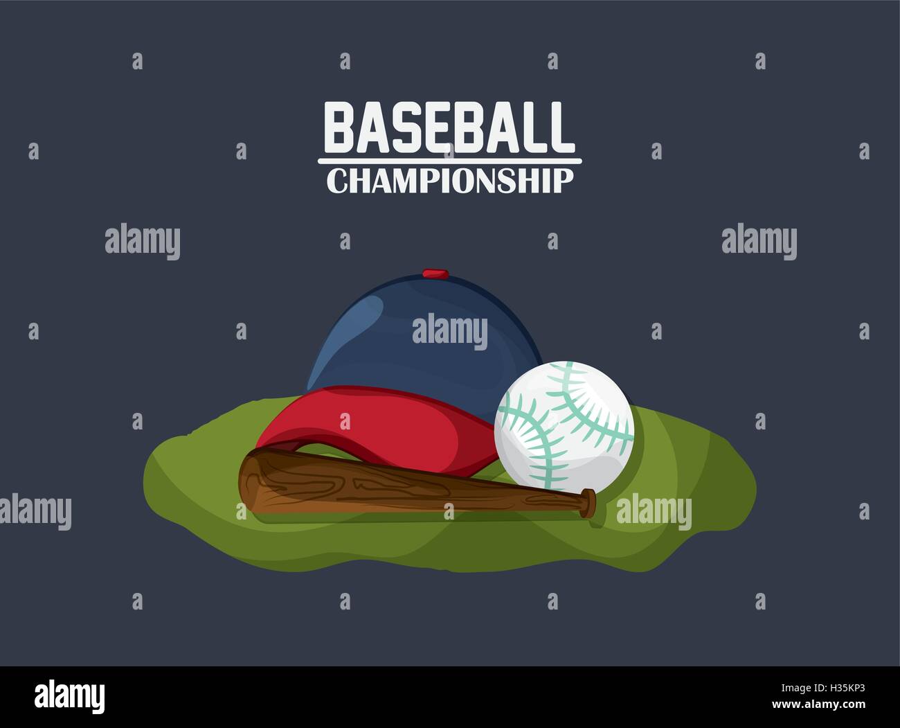 baseball related icons image Stock Vector Image & Art - Alamy