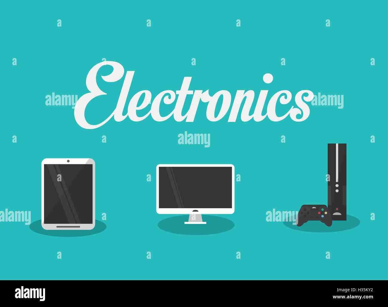home electronic appliances image Stock Vector Image & Art - Alamy