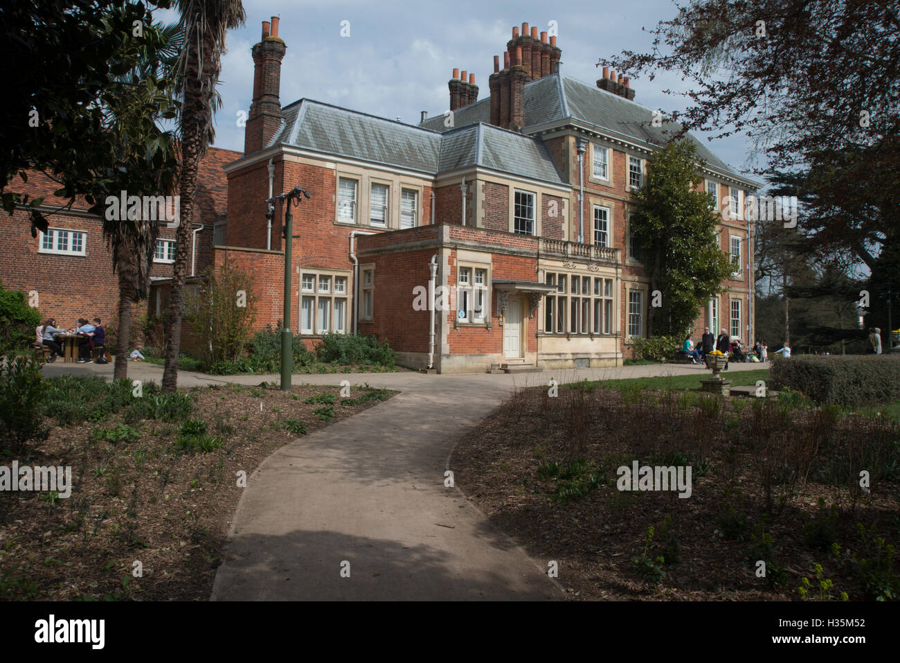 The Jacobean manor house of Forty Hall, Grade I listed, in Enfield ...