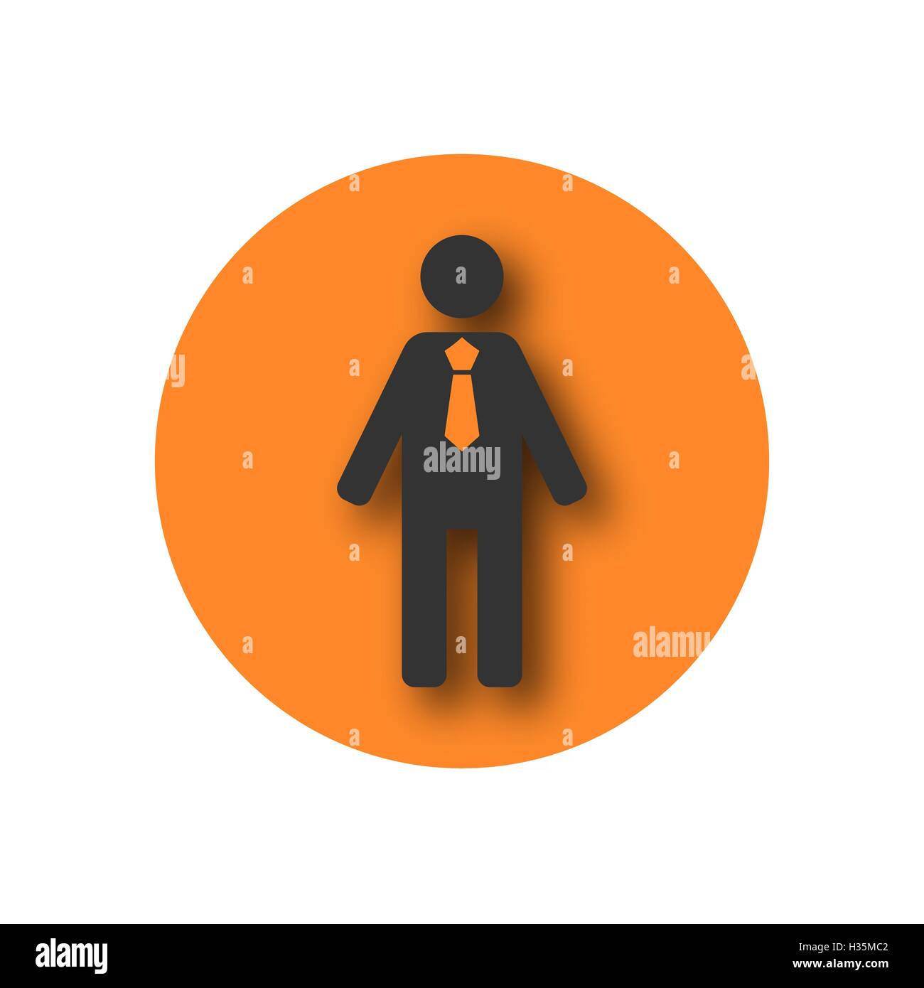 Businessman stick figure pictogram hi-res stock photography and images ...