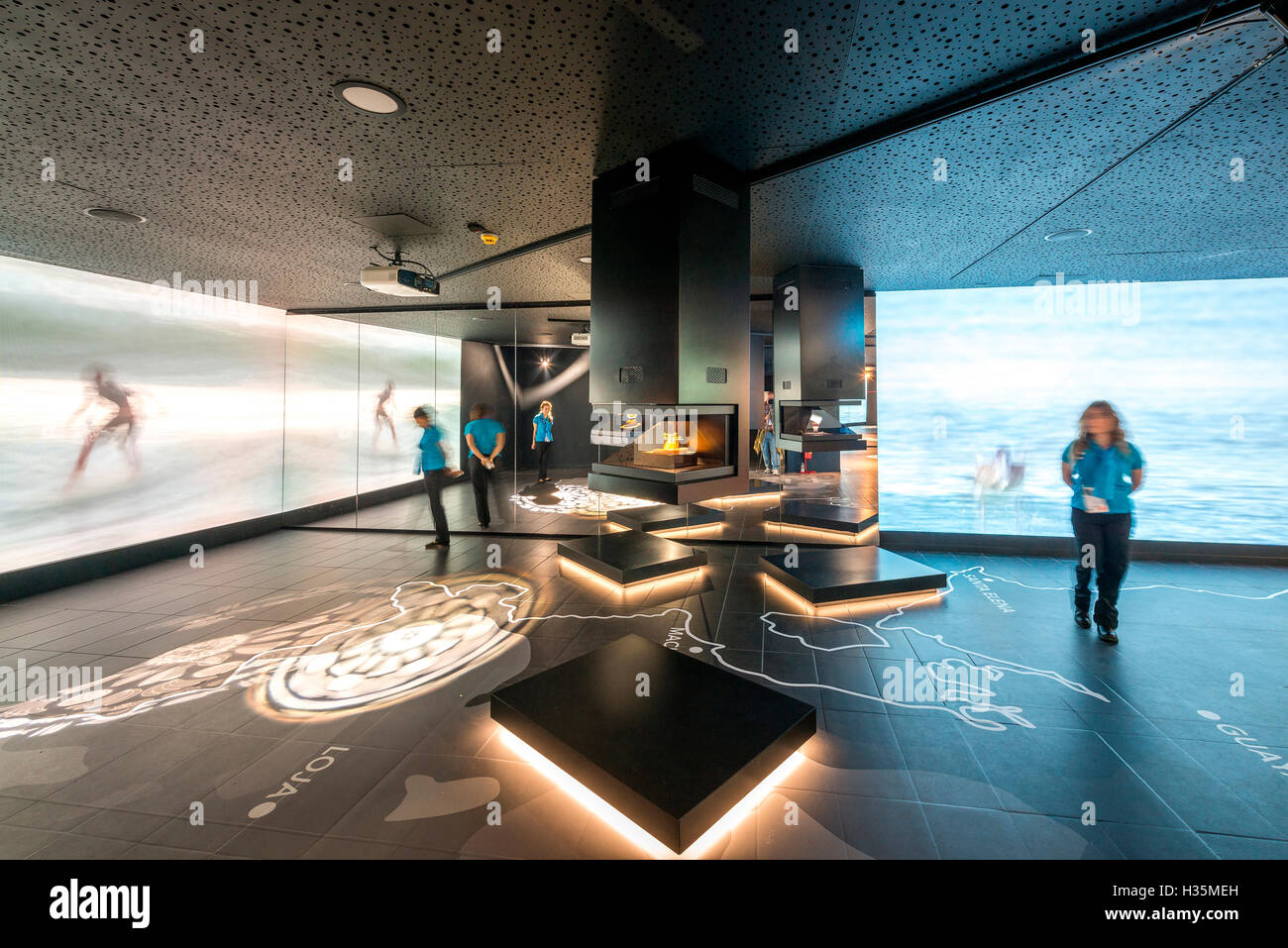 Interior view of Equador Pavilion at the Expo 2015 Milano Italy by ...