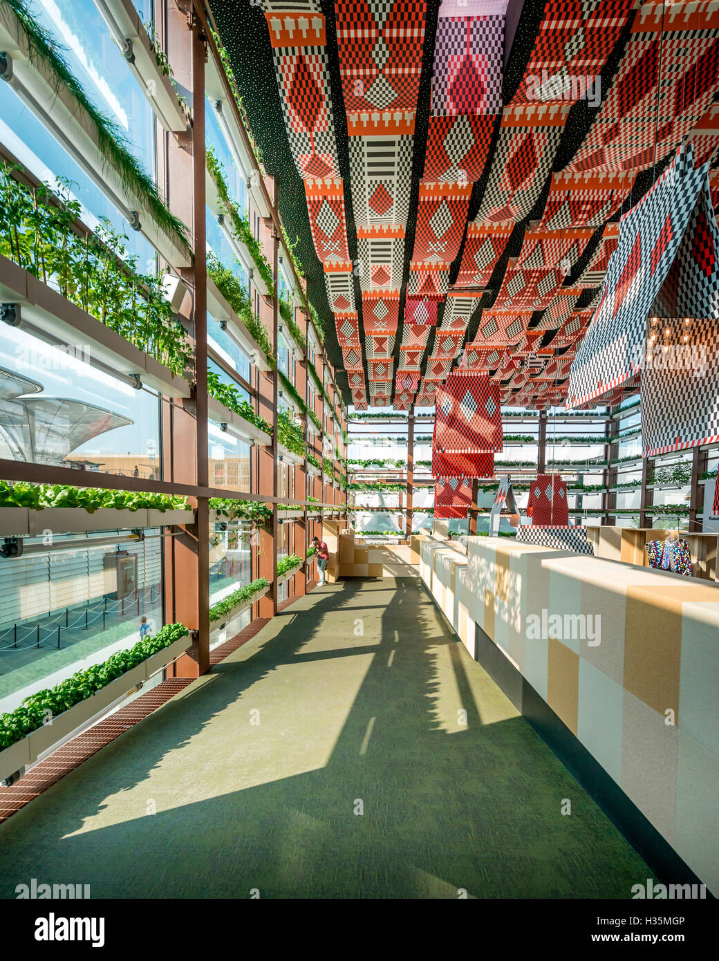 Interior view of Kuwait Pavilion at the Expo 2015 Milano Italy by ...