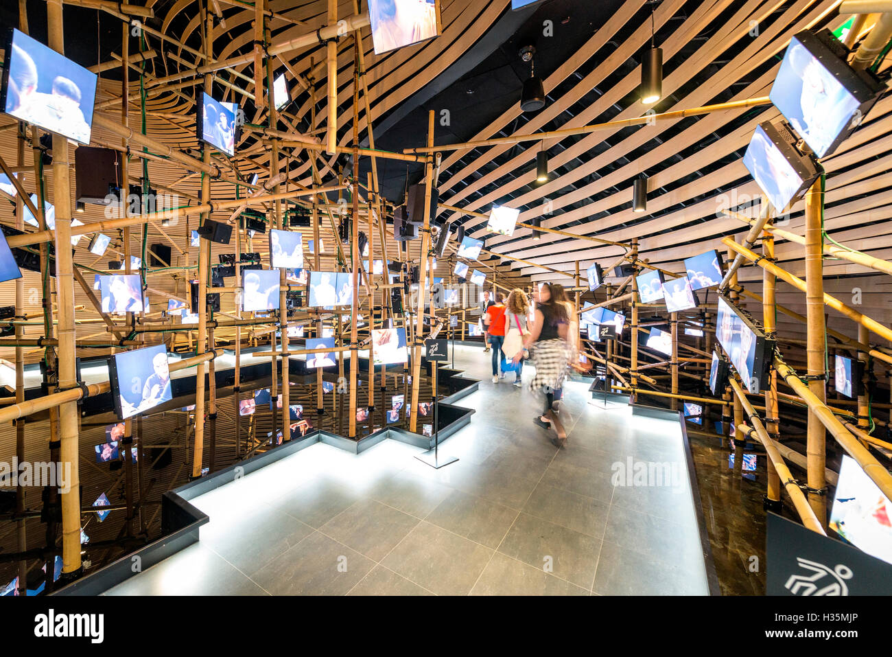 interior view of Vanke Pavilion at the Expo 2015 Milano Italy by ...
