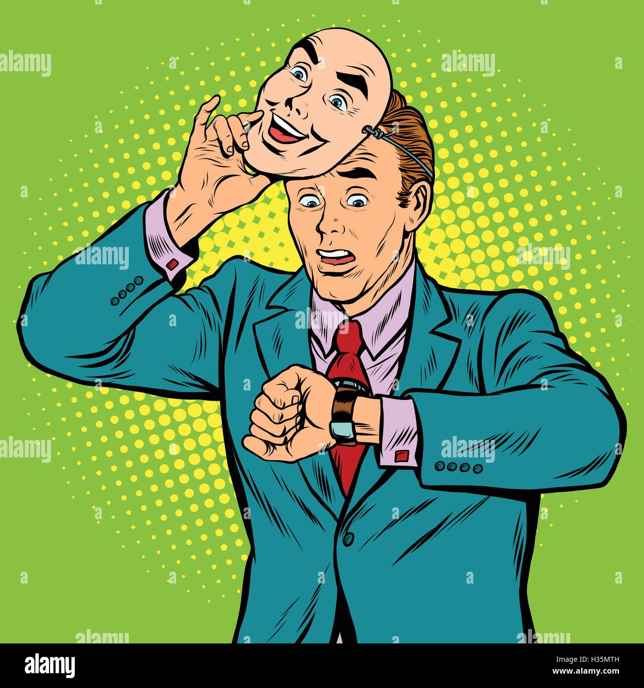 Cartoon wrist watch hi-res stock photography and images - Alamy