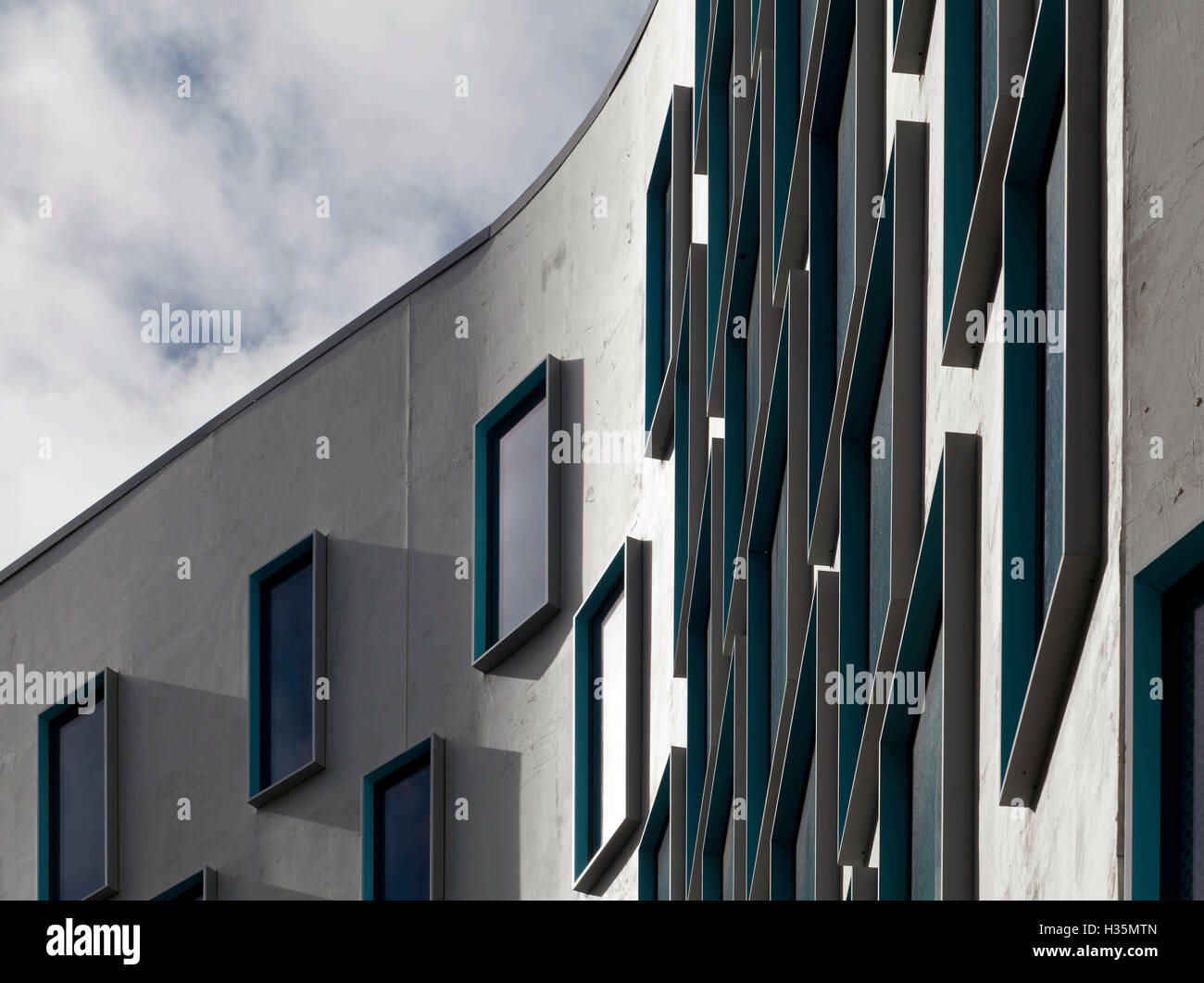 Facade of Building 7, University of Technology, Sydney, Australia Stock ...