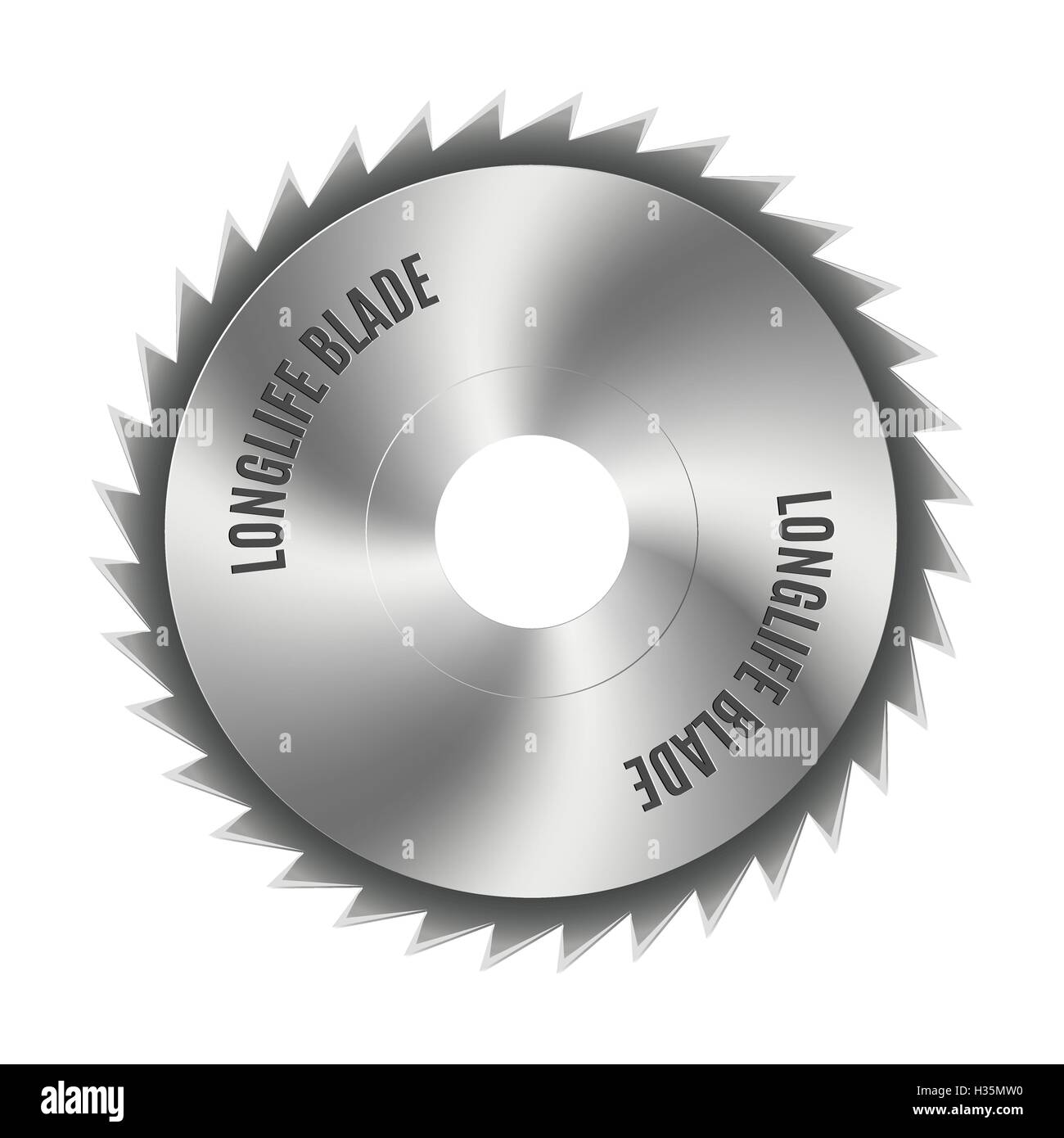 Steel blade for the saw, vector illustration Stock Vector Image & Art ...