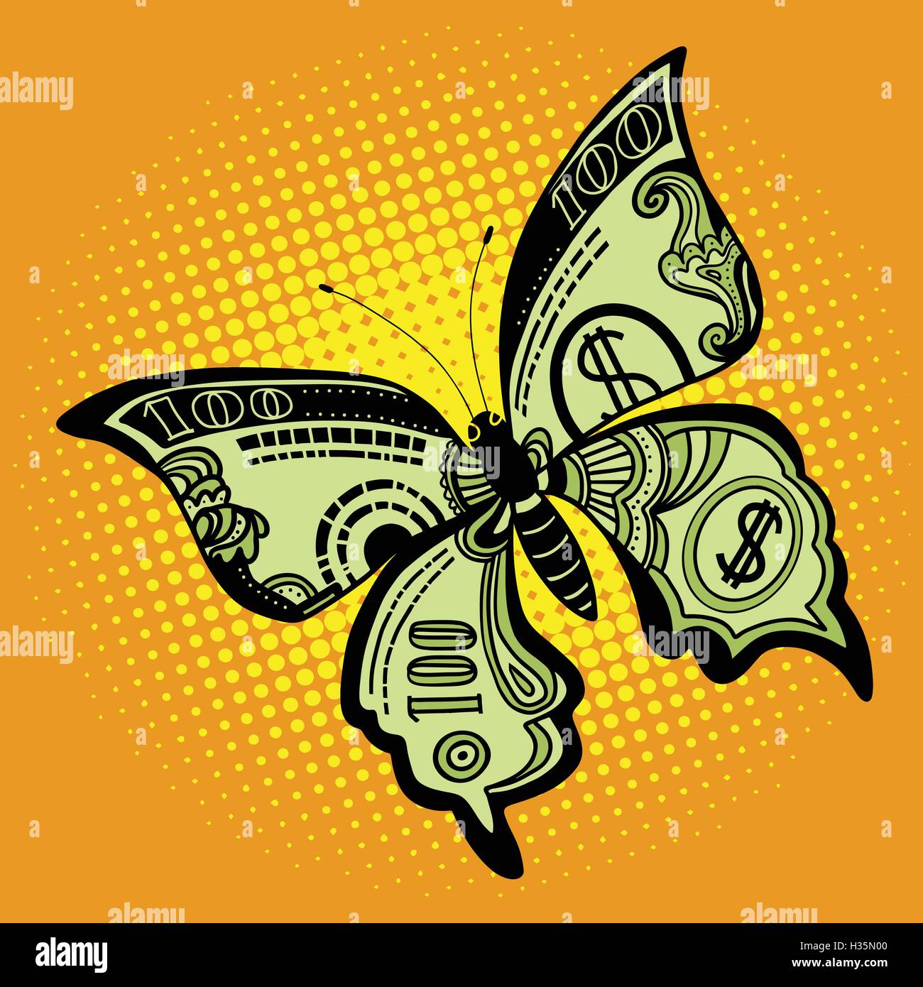 Green Dollar Sign Money Bag