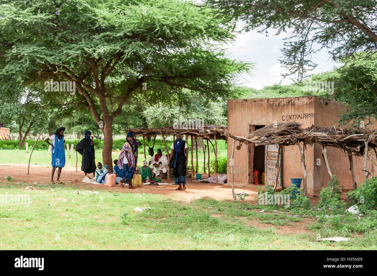 Grocery shop in a village in Senegal Stock Photo - Alamy