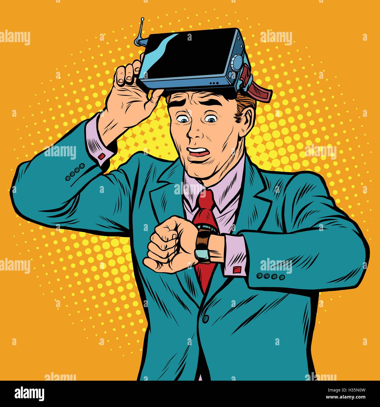 Smart watch icon cartoon Stock Vector Images - Alamy