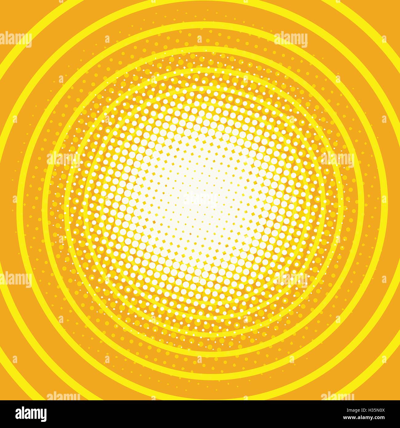 Yellow background ring corridor pop Stock Vector Images - Alamy