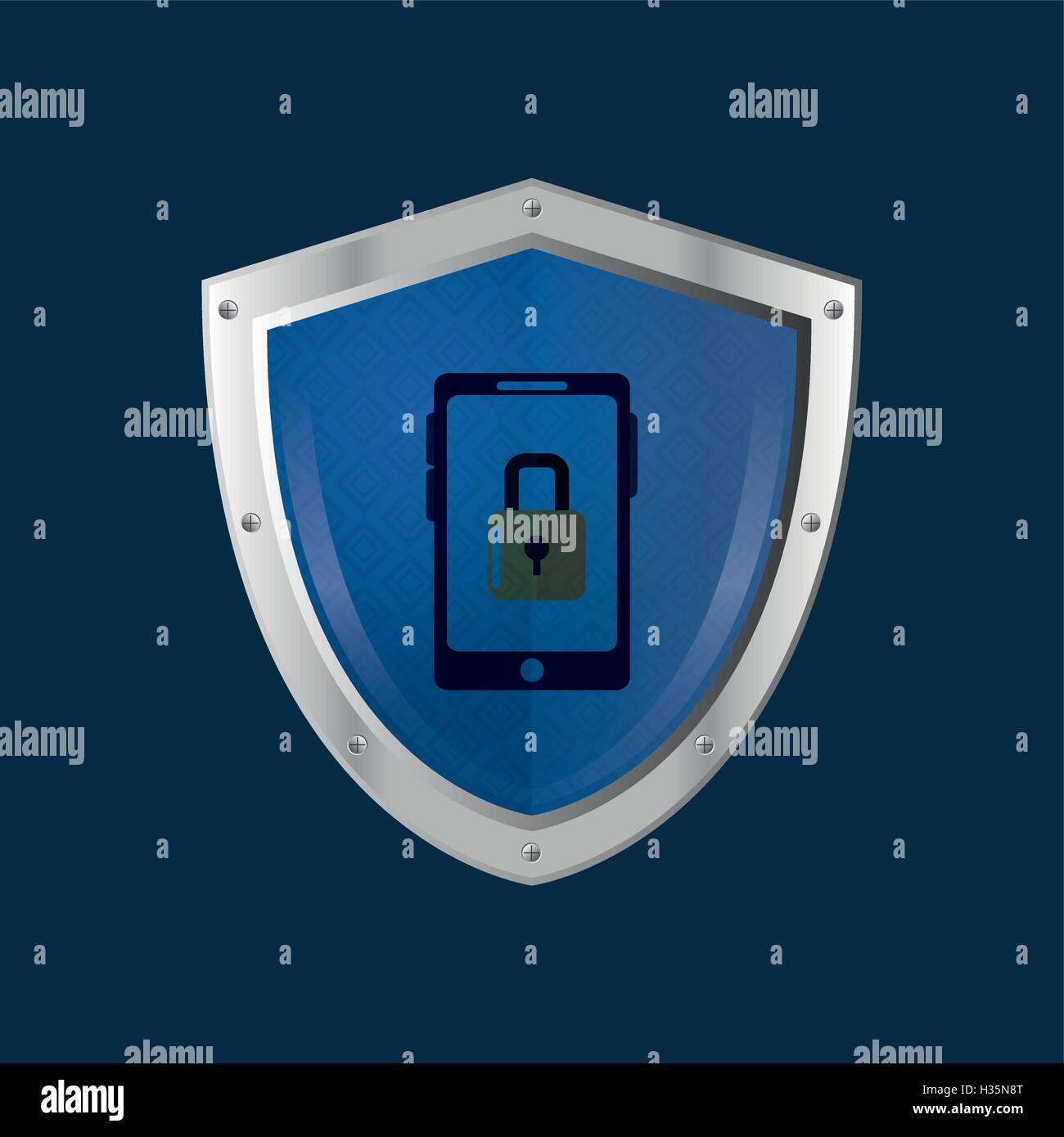 virtual security system icons image Stock Vector Image & Art - Alamy