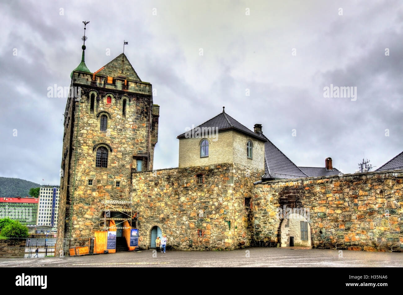 Bergenhus Fortress, one of the oldest and best preserved castles in ...