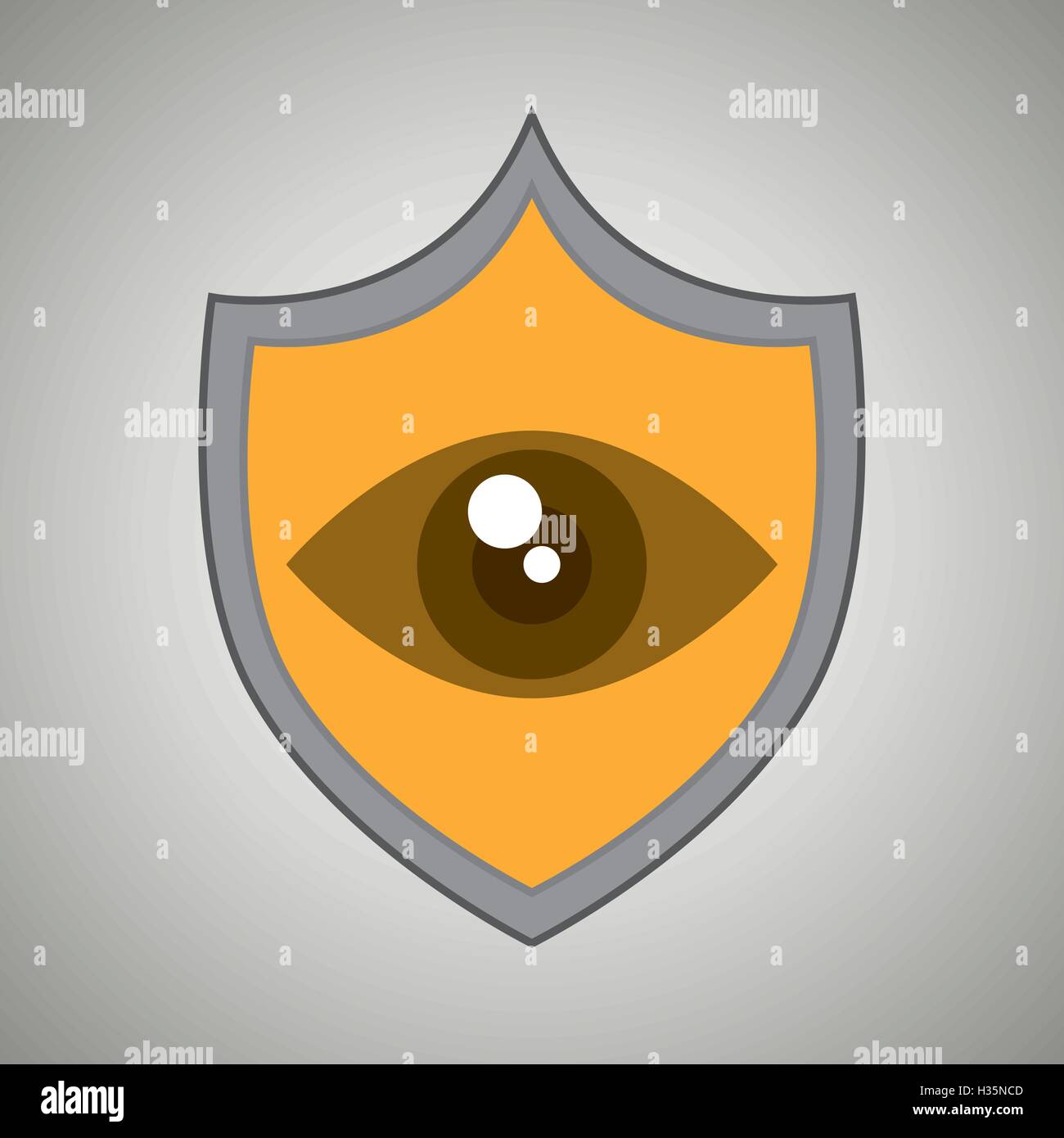 symbol eye alert data Stock Vector Image & Art - Alamy