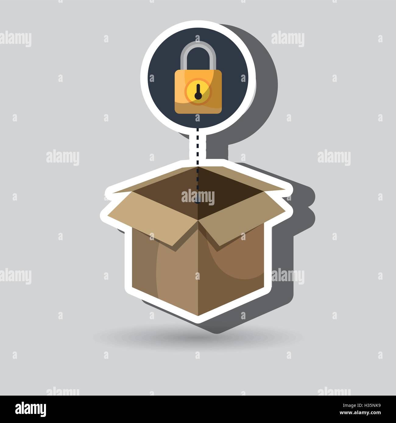 box padlock data secure Stock Vector Image & Art - Alamy