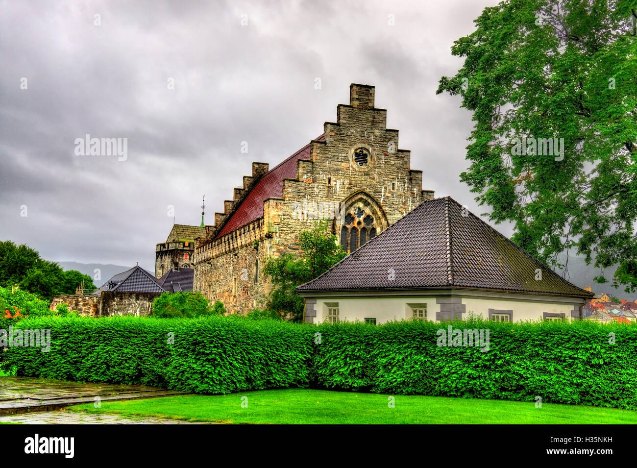 Bergenhus Fortress, one of the oldest and best preserved castles in ...