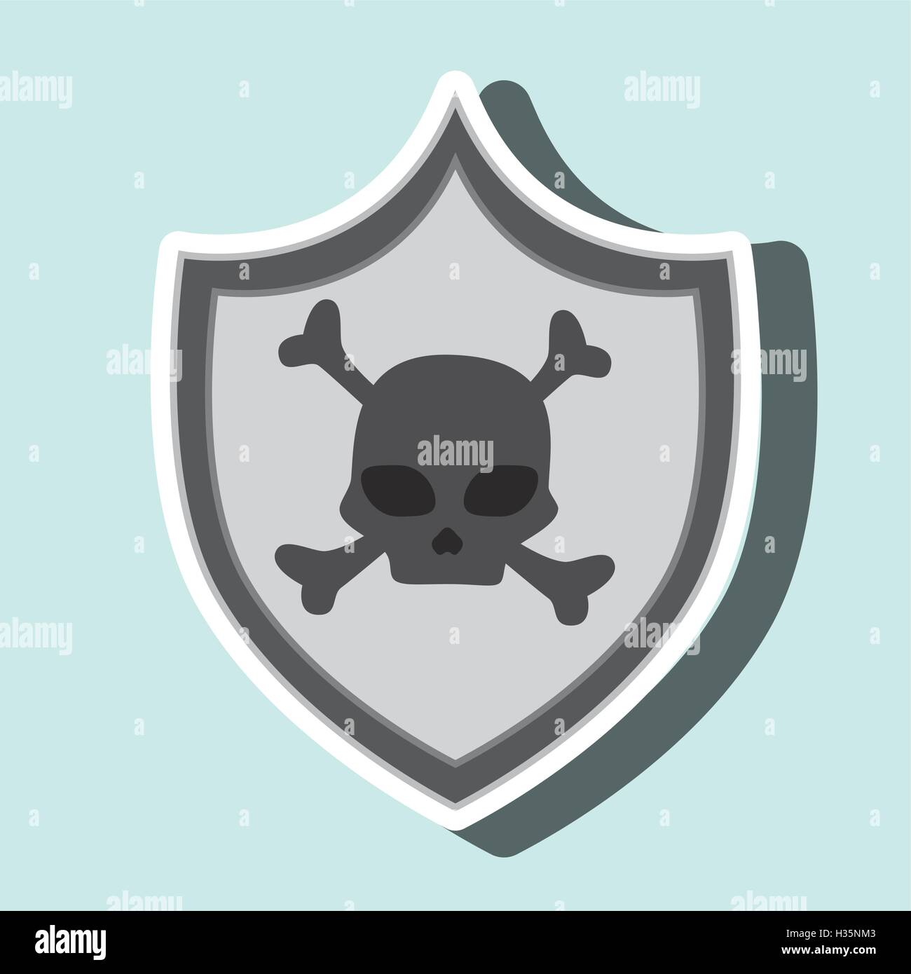 symbol skull bones data Stock Vector Image & Art - Alamy