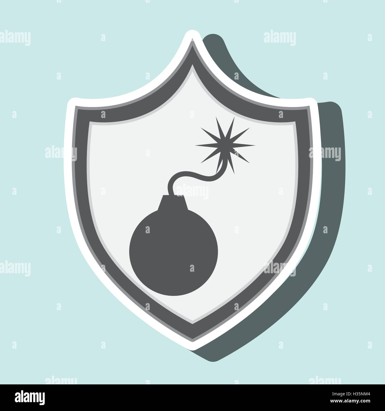symbol bomb danger data Stock Vector Image & Art - Alamy