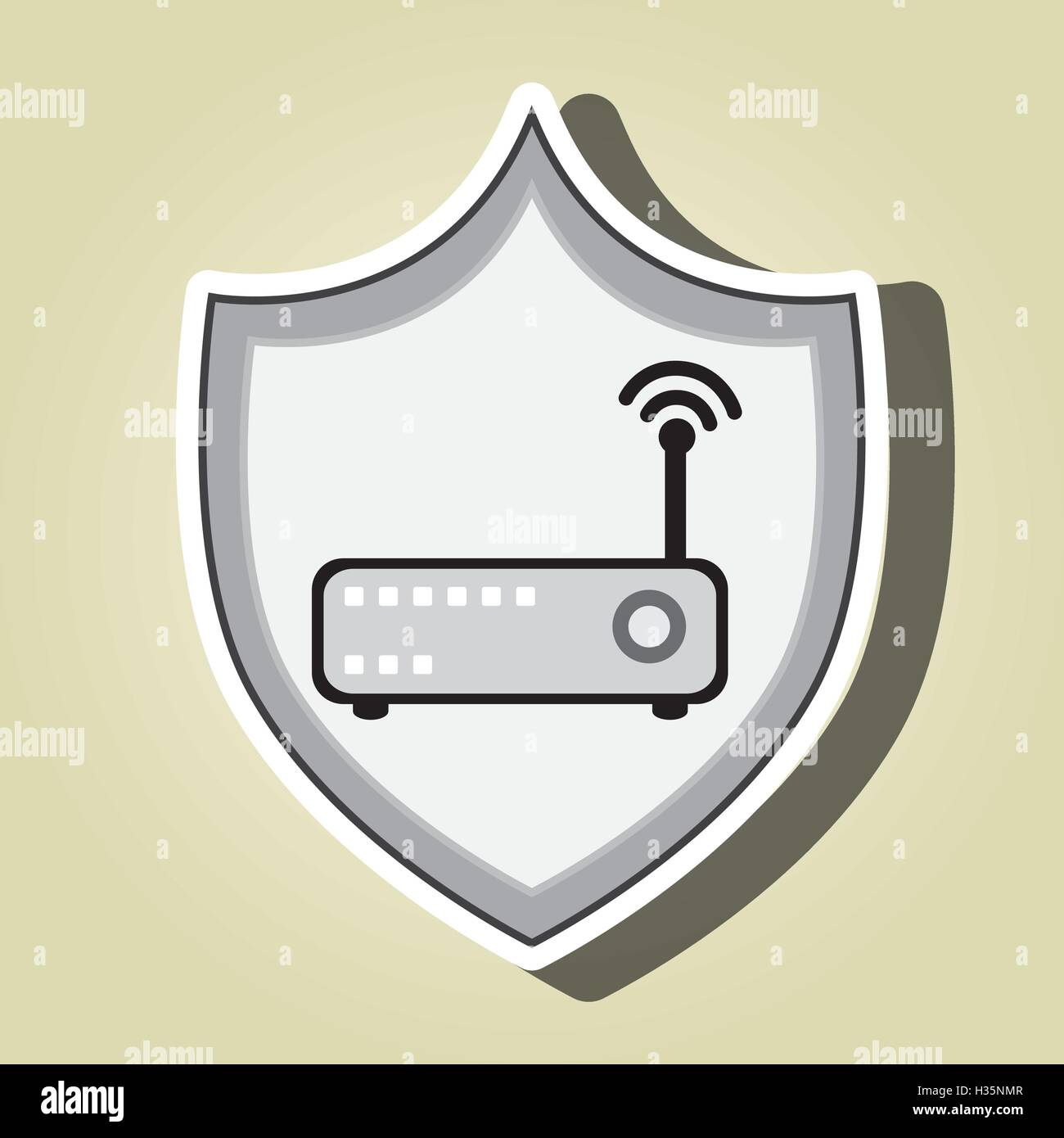 symbol router signal Stock Vector Image & Art - Alamy