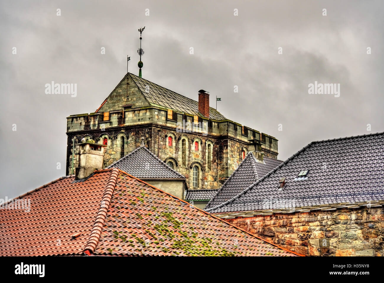 Bergenhus Fortress, one of the oldest and best preserved castles in ...
