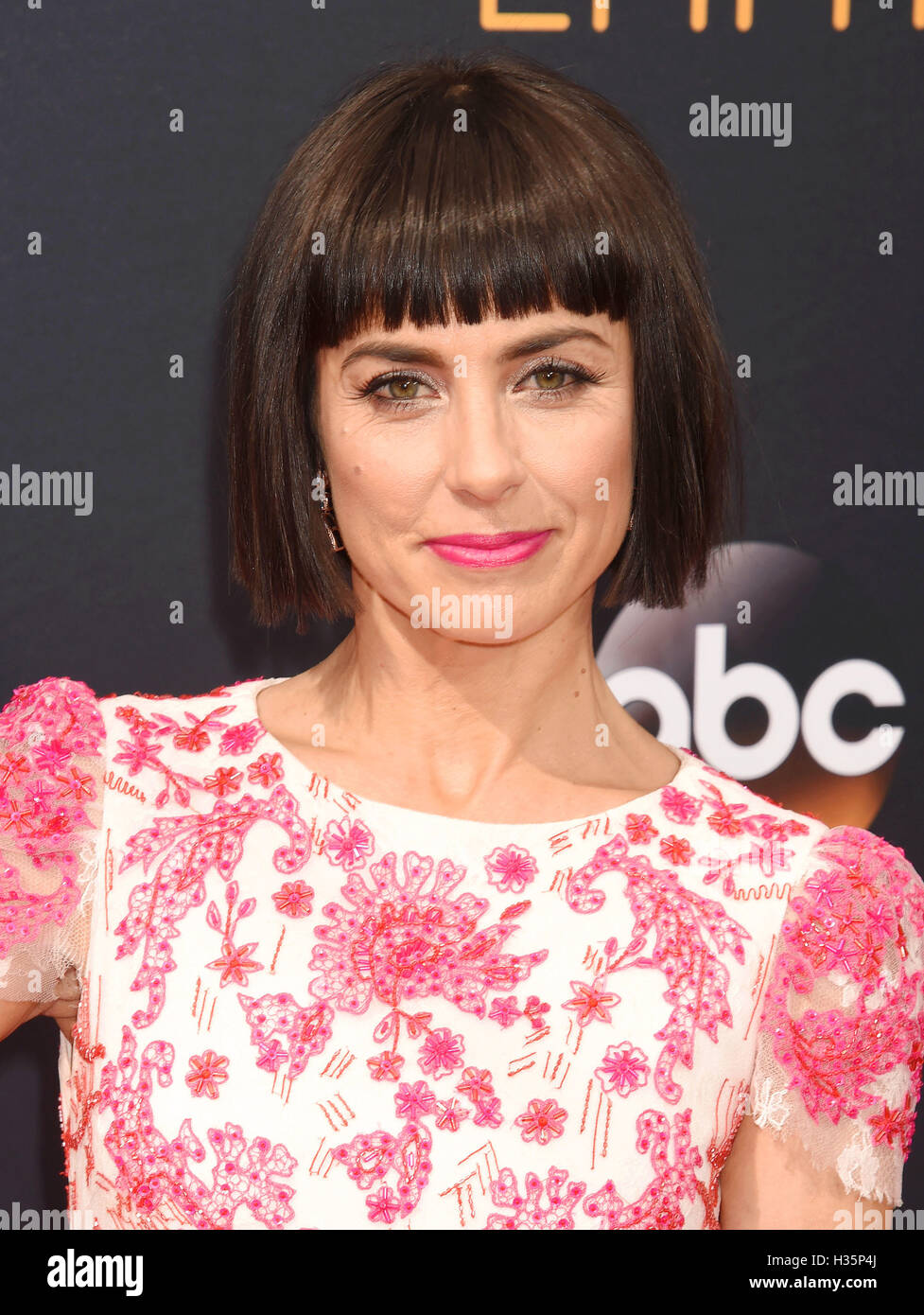 CONSTANCE ZIMMER US film actress in September 2016. Photo Jeffrey Mayer ...