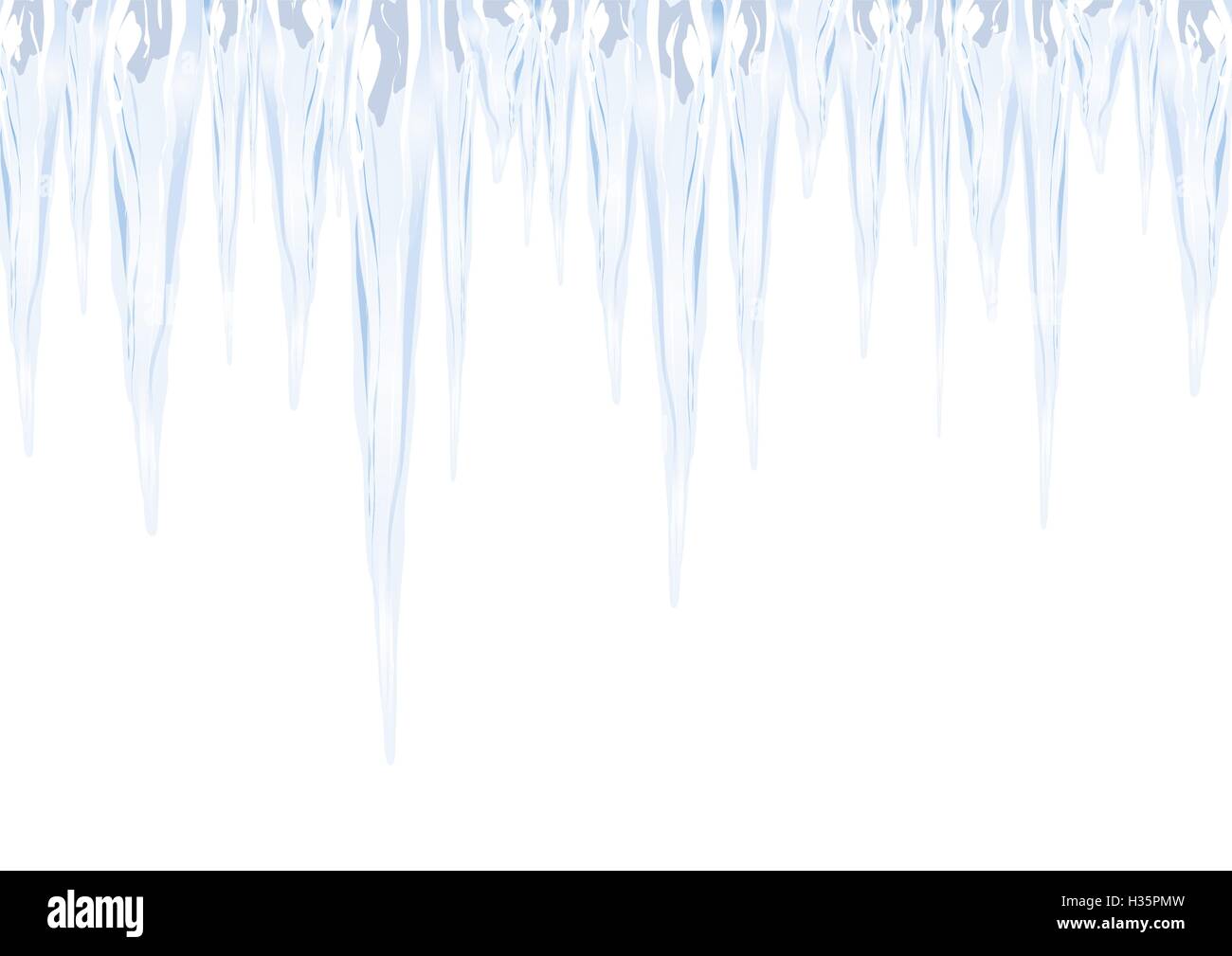 Formation of icicles Stock Vector Images - Alamy