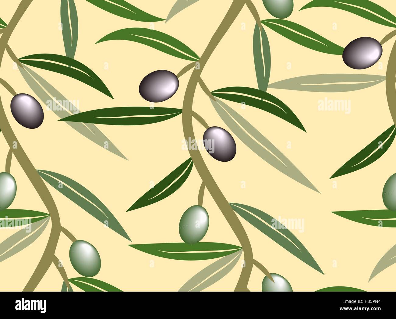 Olive pattern hi-res stock photography and images - Alamy